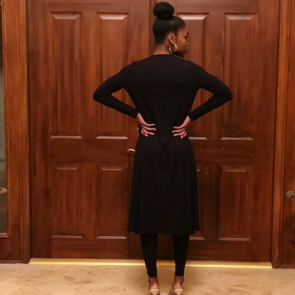 Other | 2pc Black Tube Jumper With Cardigan | Poshmark